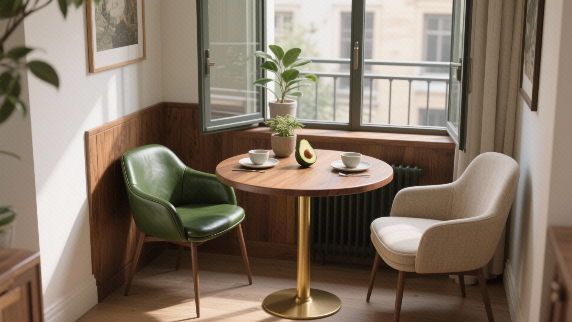 Green Leather Dining Chairs — 5 Small-Space Ideas
