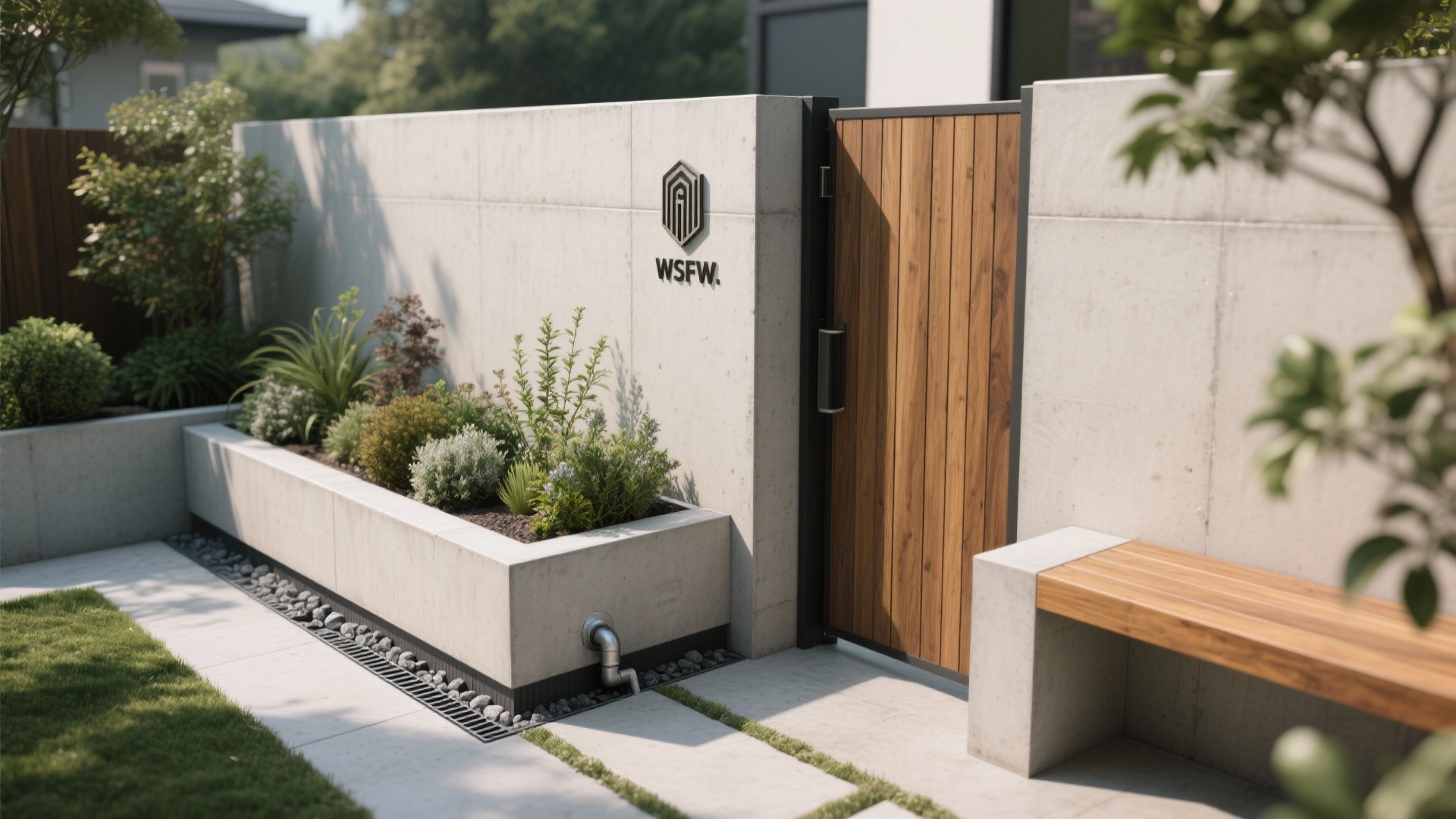 5 RCC Compound Wall Design Ideas for Small Plots