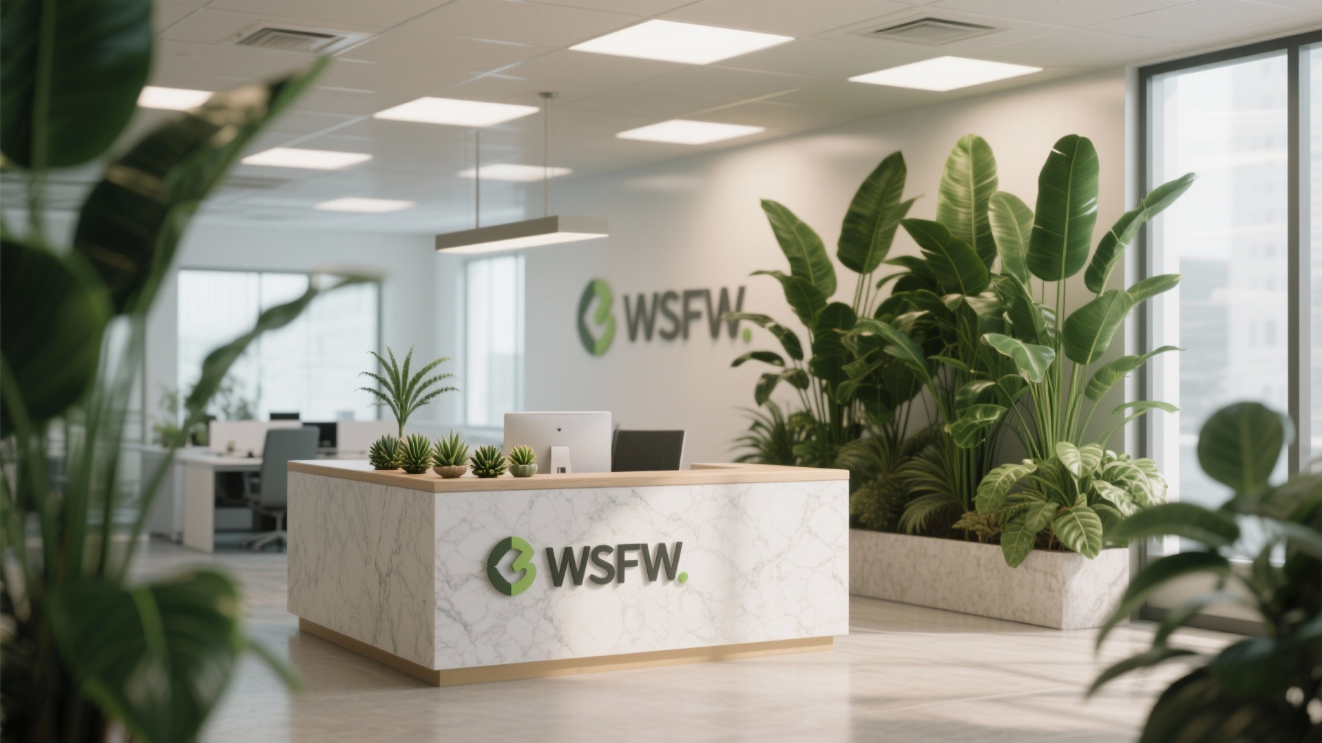 10 Office Reception Decoration Ideas