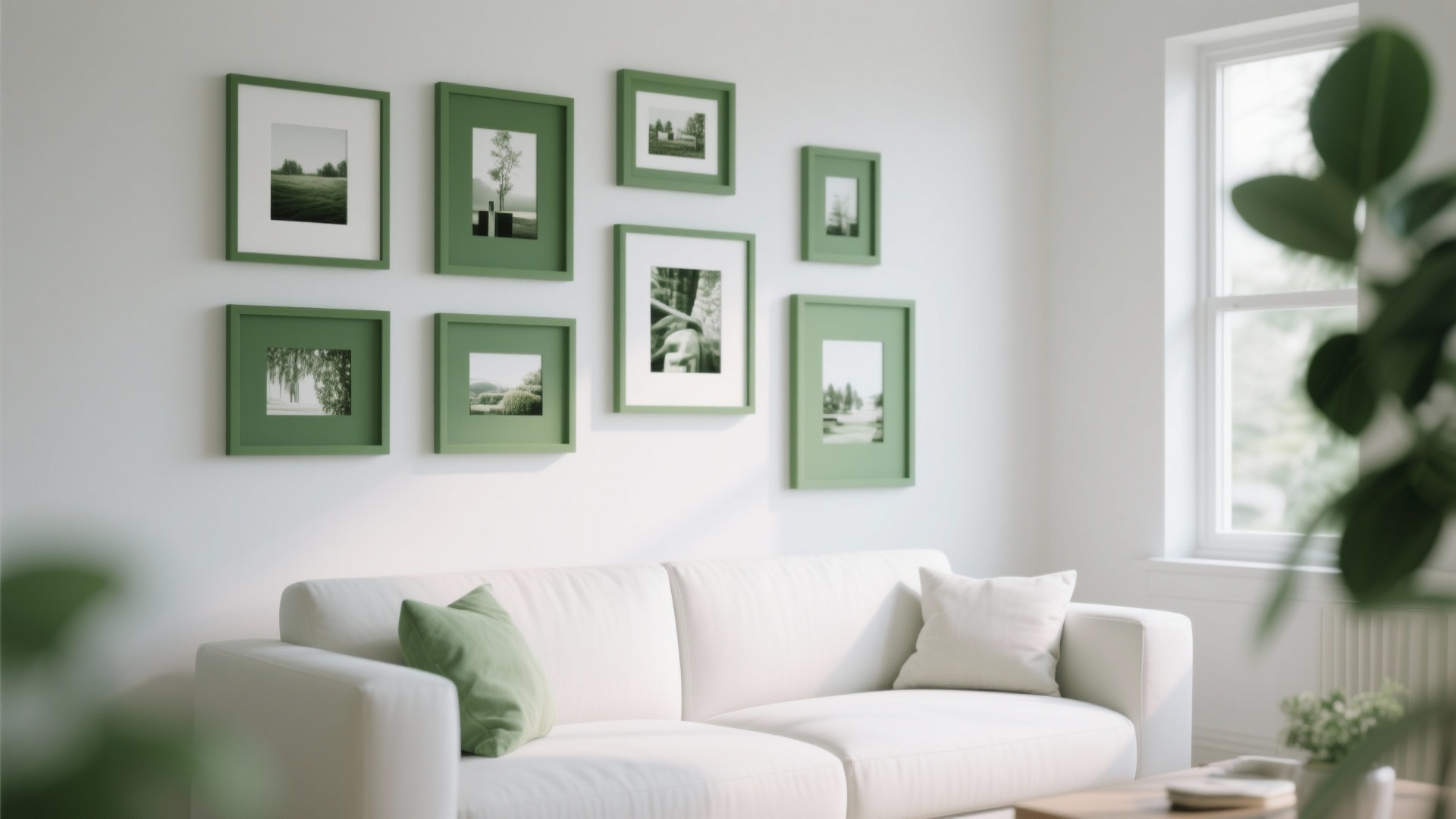 10 Green and White Living Room Ideas