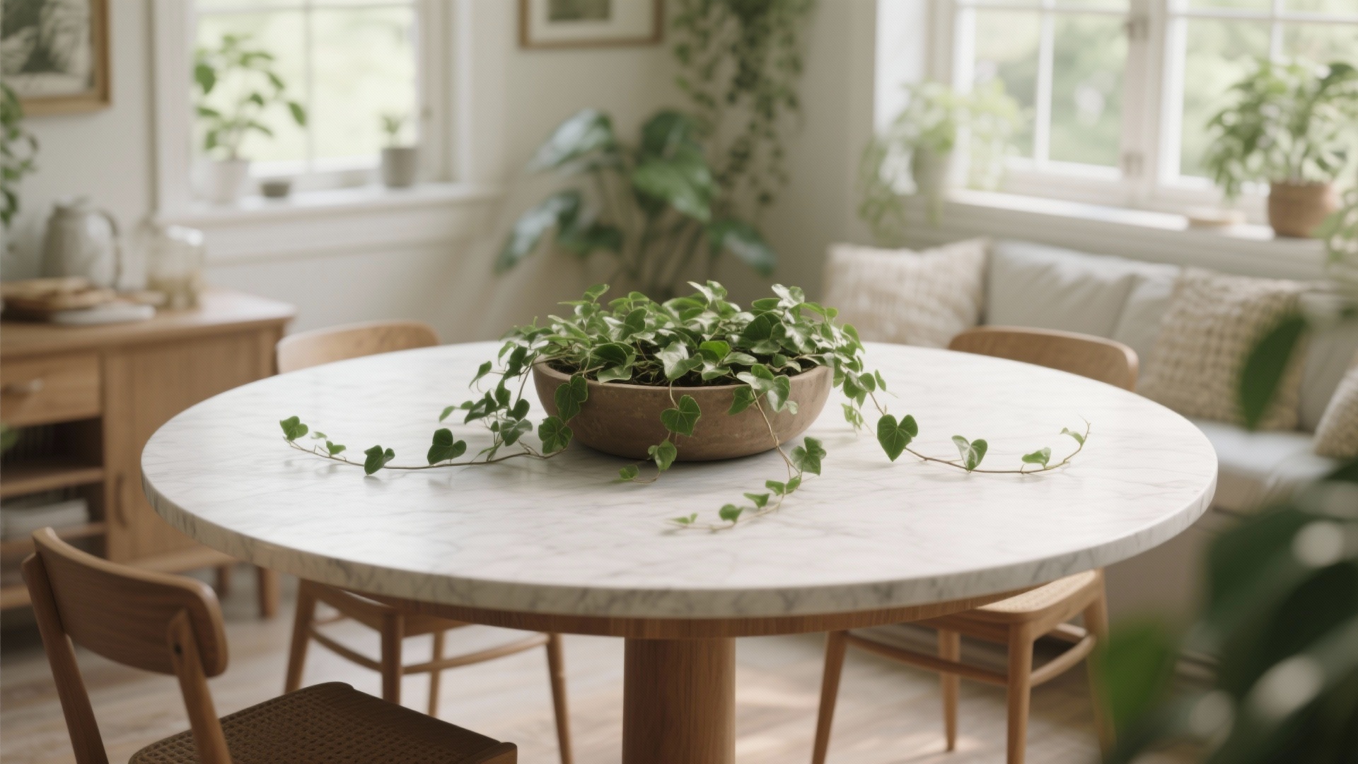 10 Round Dining Table Decorating Ideas