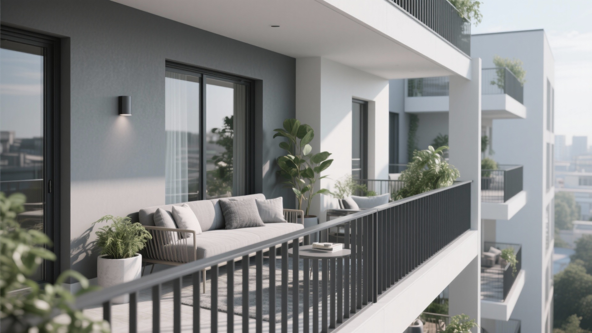 Small Balcony Feels Dull? 5 Balcony Paint Color Ideas