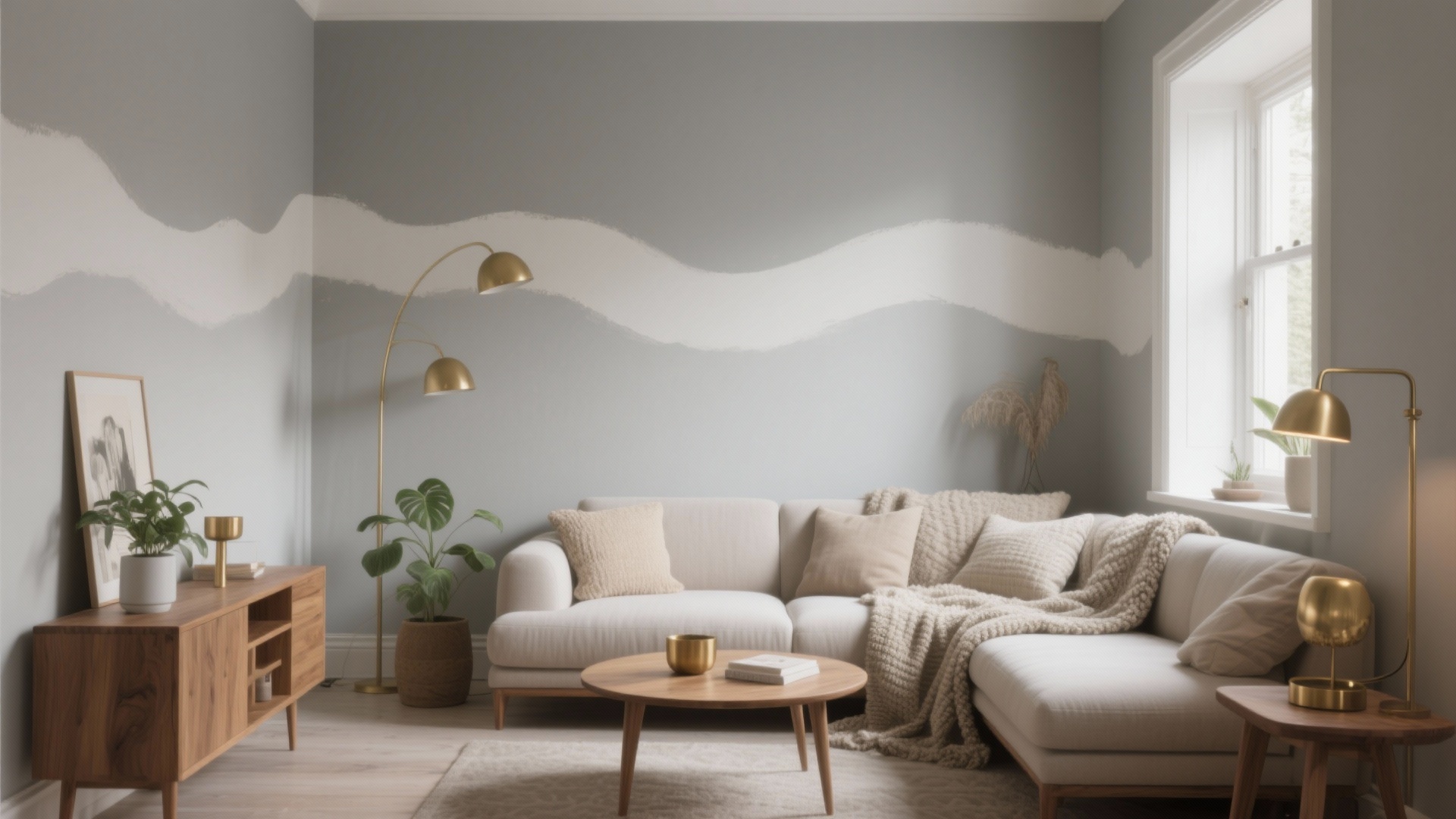 Small Room Feels Flat? Grey Wall Texture Design Fix