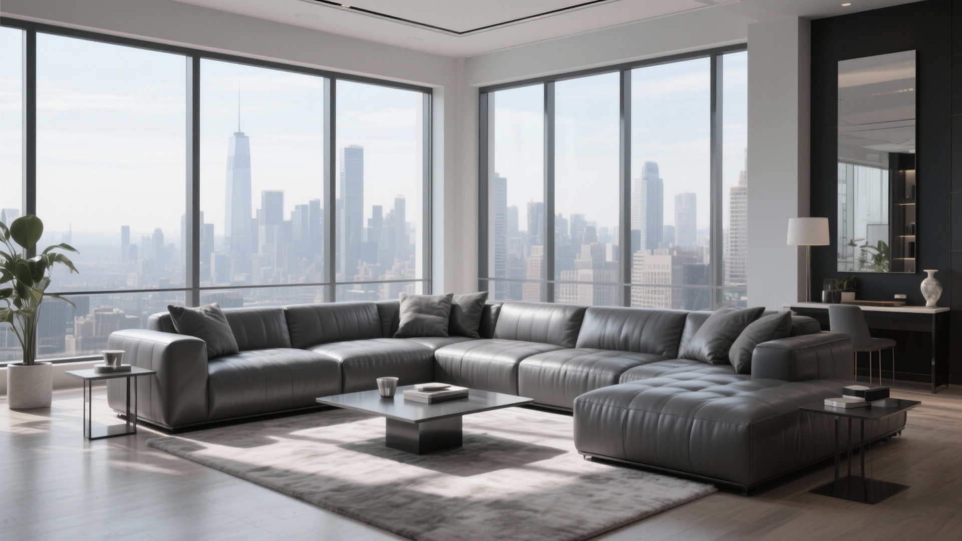 10 Modern Grey Sectional Living Room Ideas