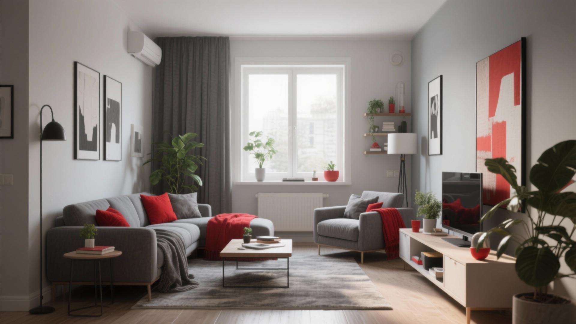 10 Grey and Red Living Room Ideas for Stunning Spaces