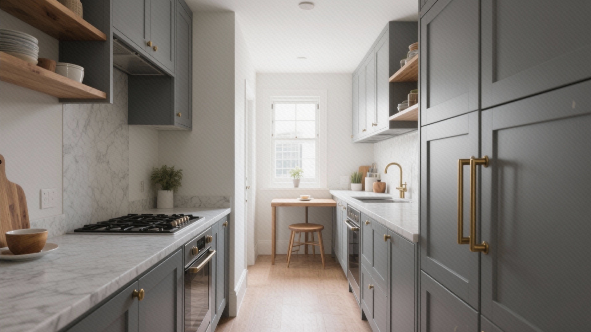Small Kitchen Feels Cramped? 5 Grey Shaker Cupboards Fixes