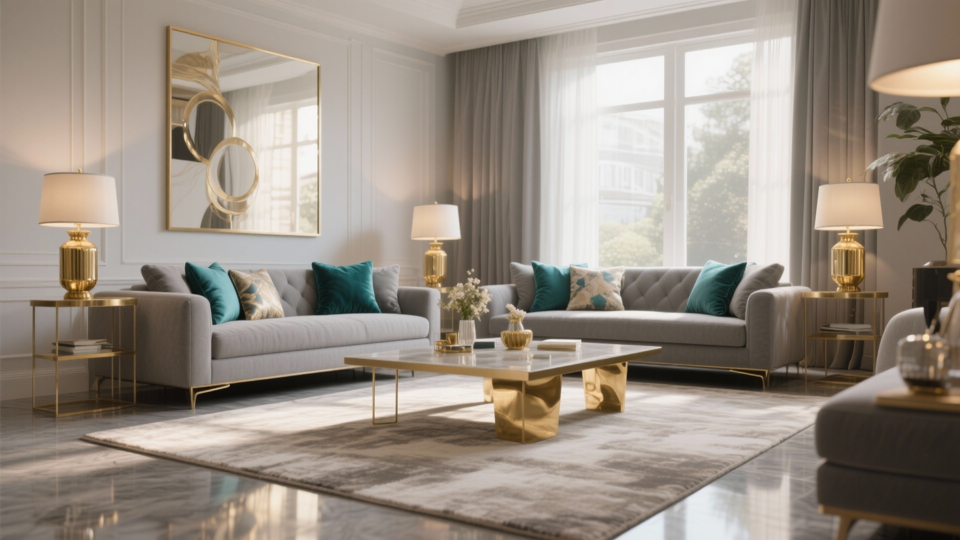 10 Grey Teal Living Room Ideas