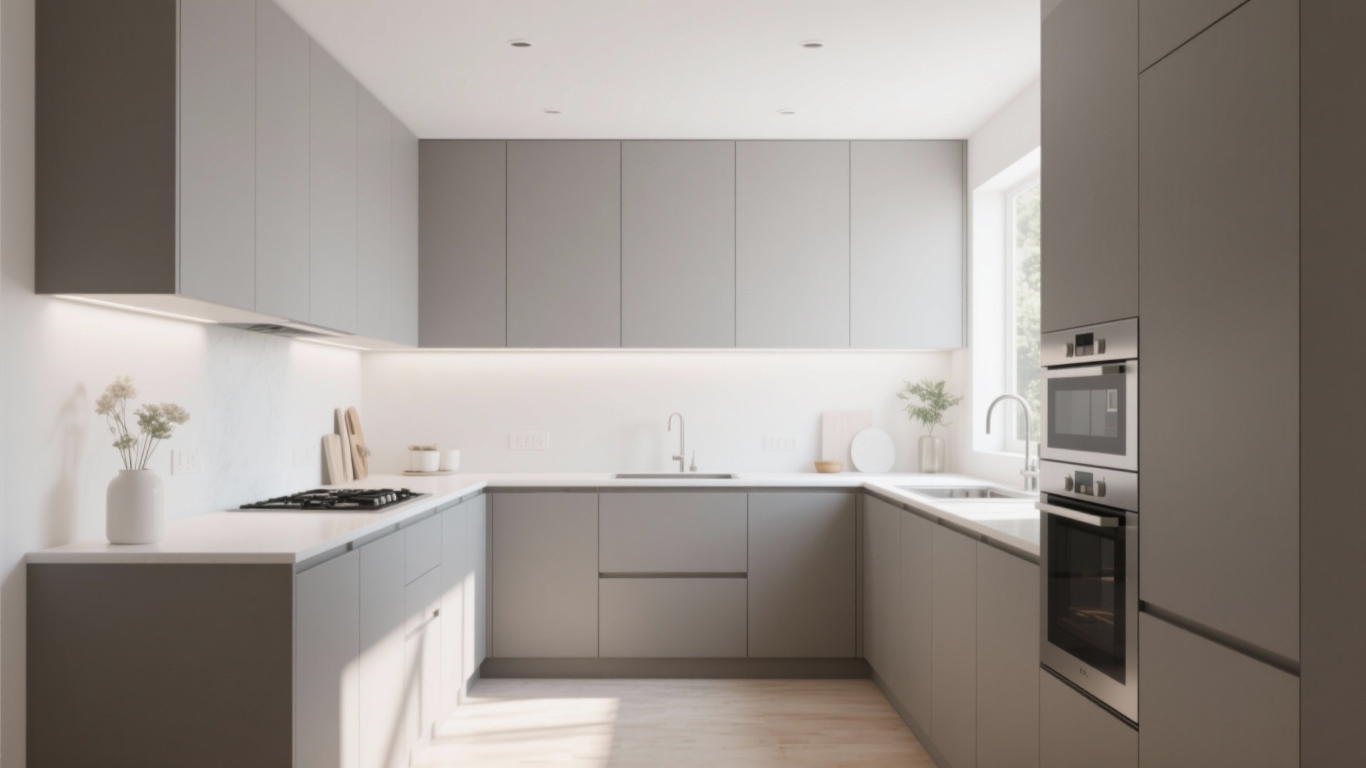 10 Color Ideas for Grey Kitchen Units