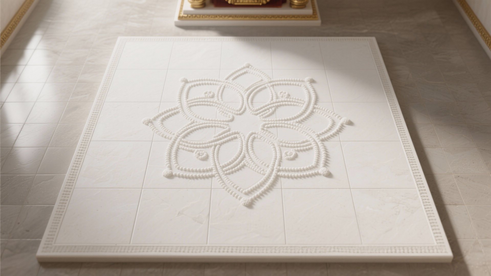 5 Simple Pooja Room Kolam Ideas for Small Homes