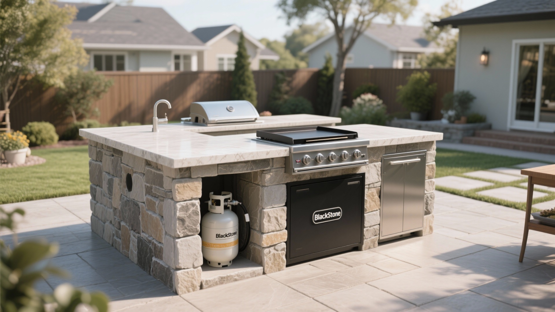 10 Blackstone Griddle Outdoor Kitchen Ideas