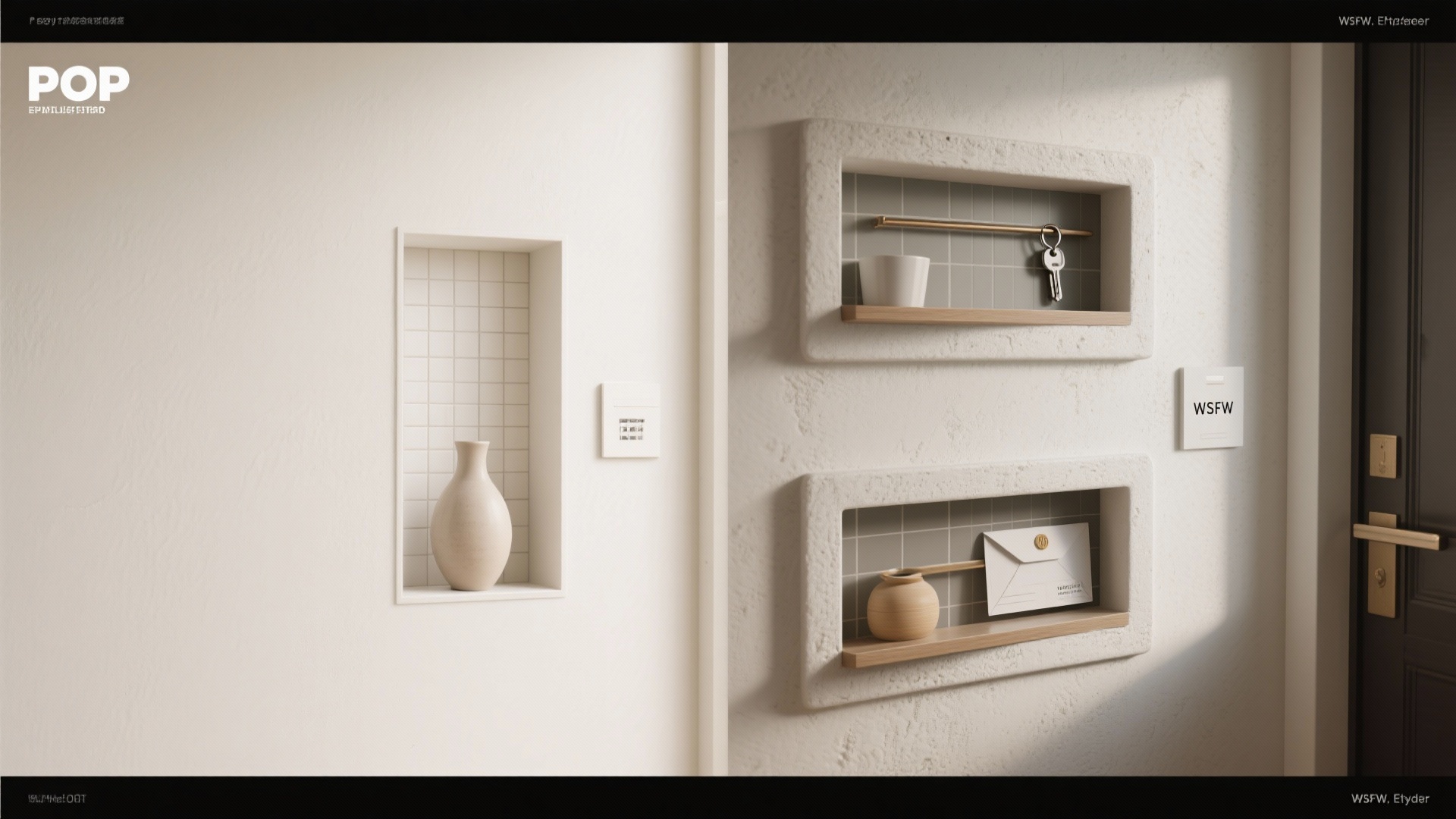 Small Room Feels Flat? Pop Groove Design on Wall Ideas