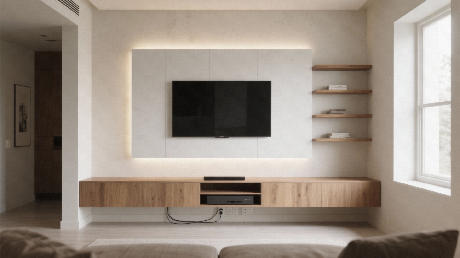 Hall TV Wall Design Feels Cluttered? 5 Fixes That Add Space