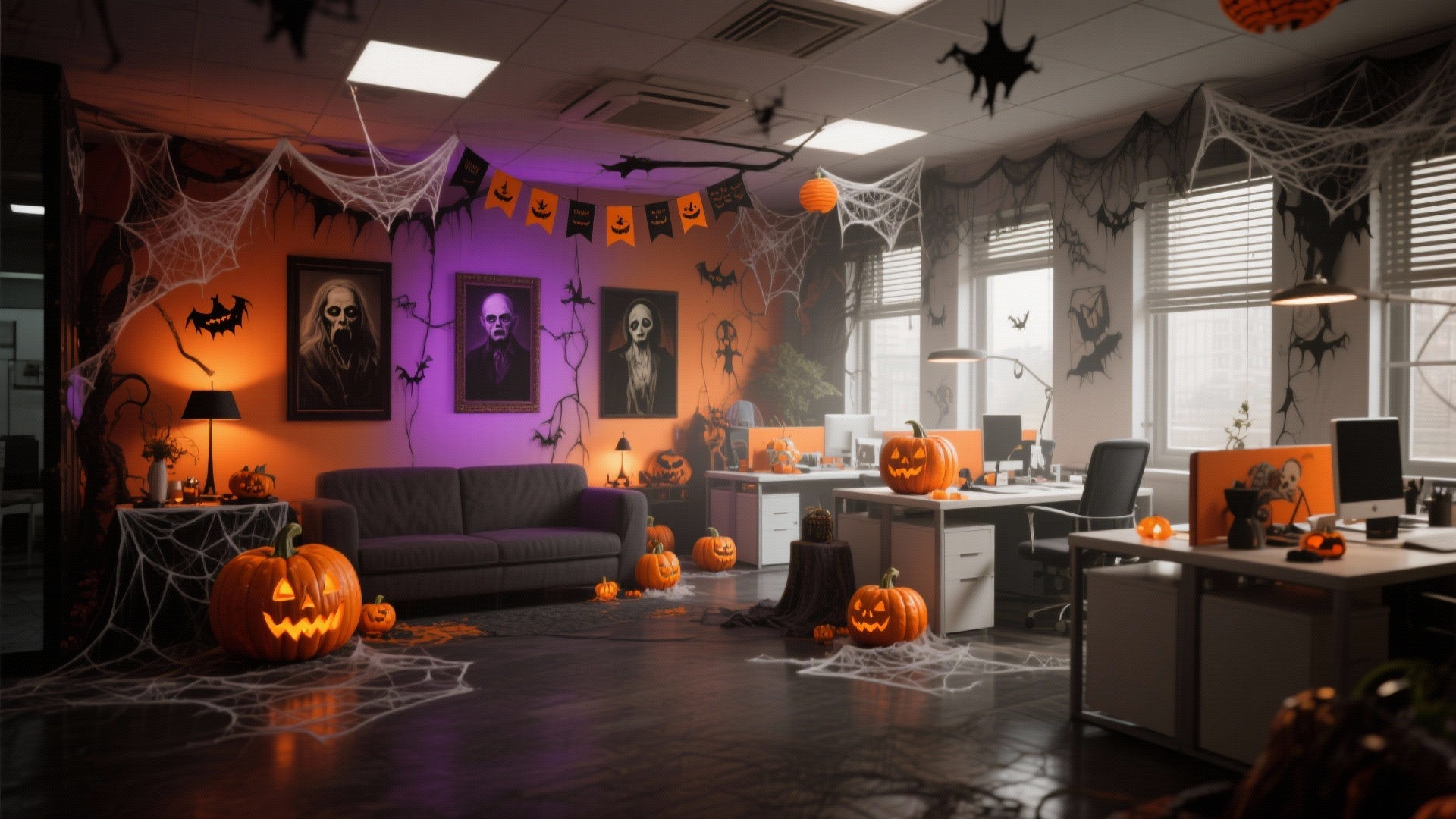 Office Feels Boring? 10 Halloween Office Decoration Ideas