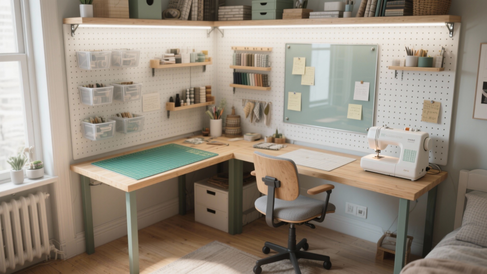 DIY Craft Room Ideas for Small Spaces That Feel Cluttered