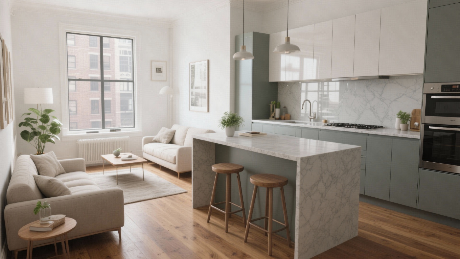 5 Ideas for a living room kitchen combo small