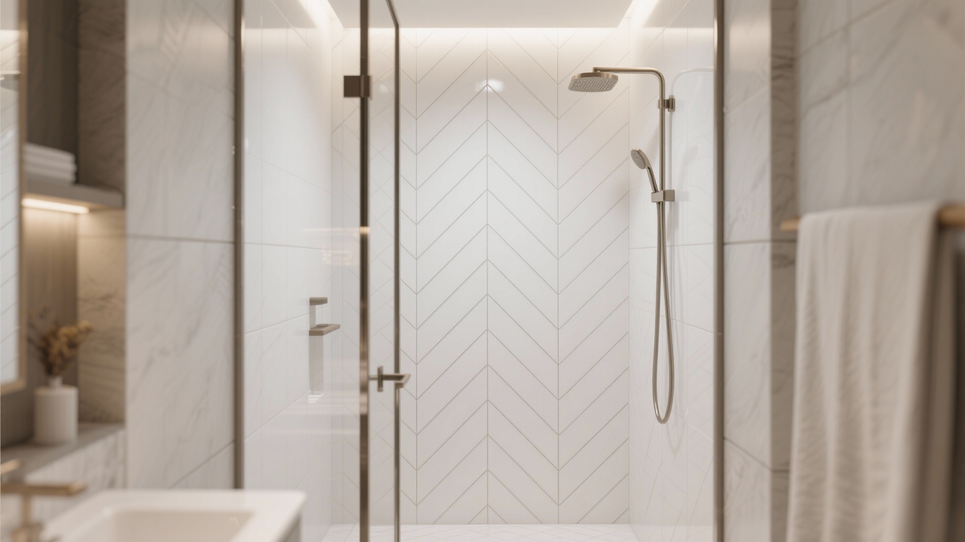 10 White Tile Shower Ideas If Your Bathroom Feels Cold