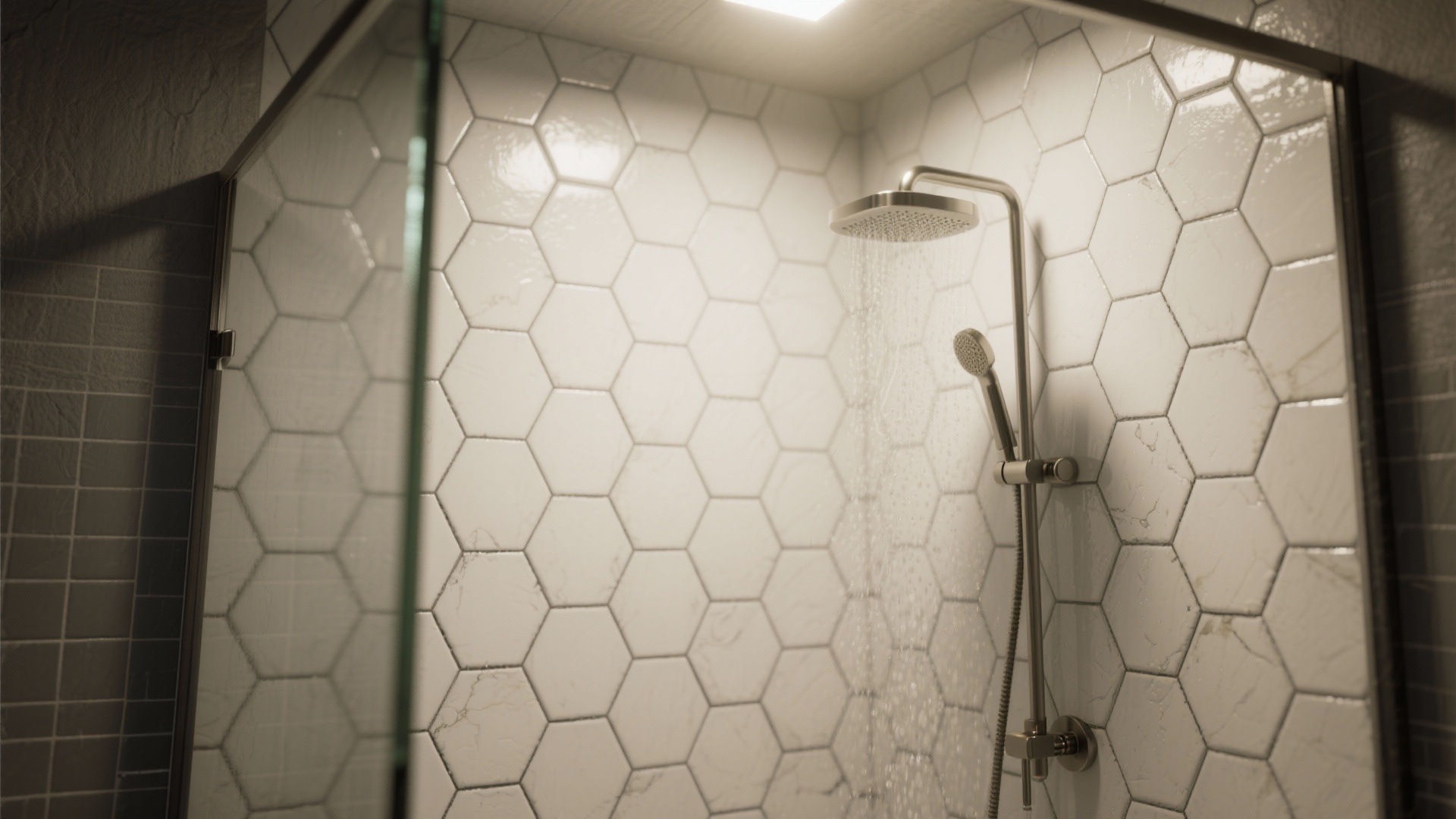 White Hexagon Tile Bathroom Ideas — 5 Designs
