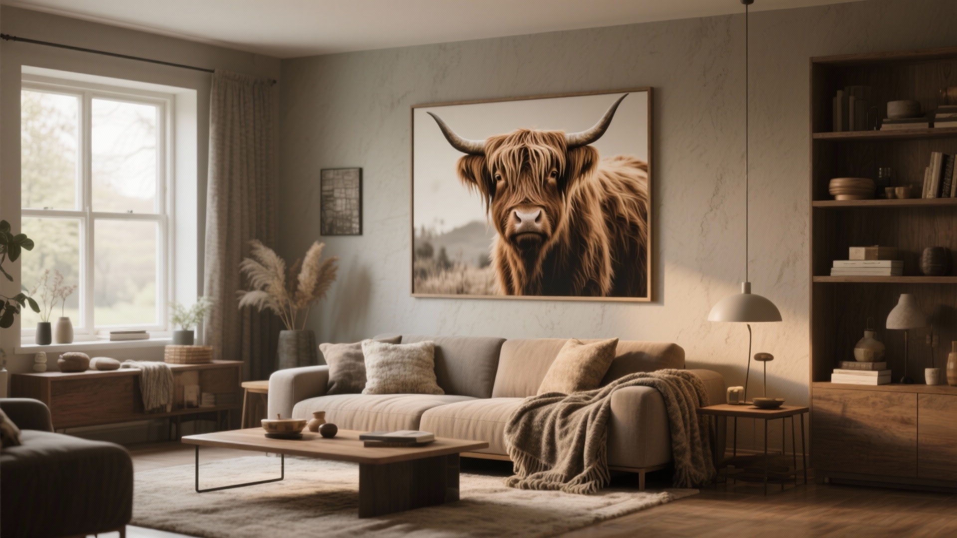 Highland Cow Living Room Too Cluttered? 5 Fixes