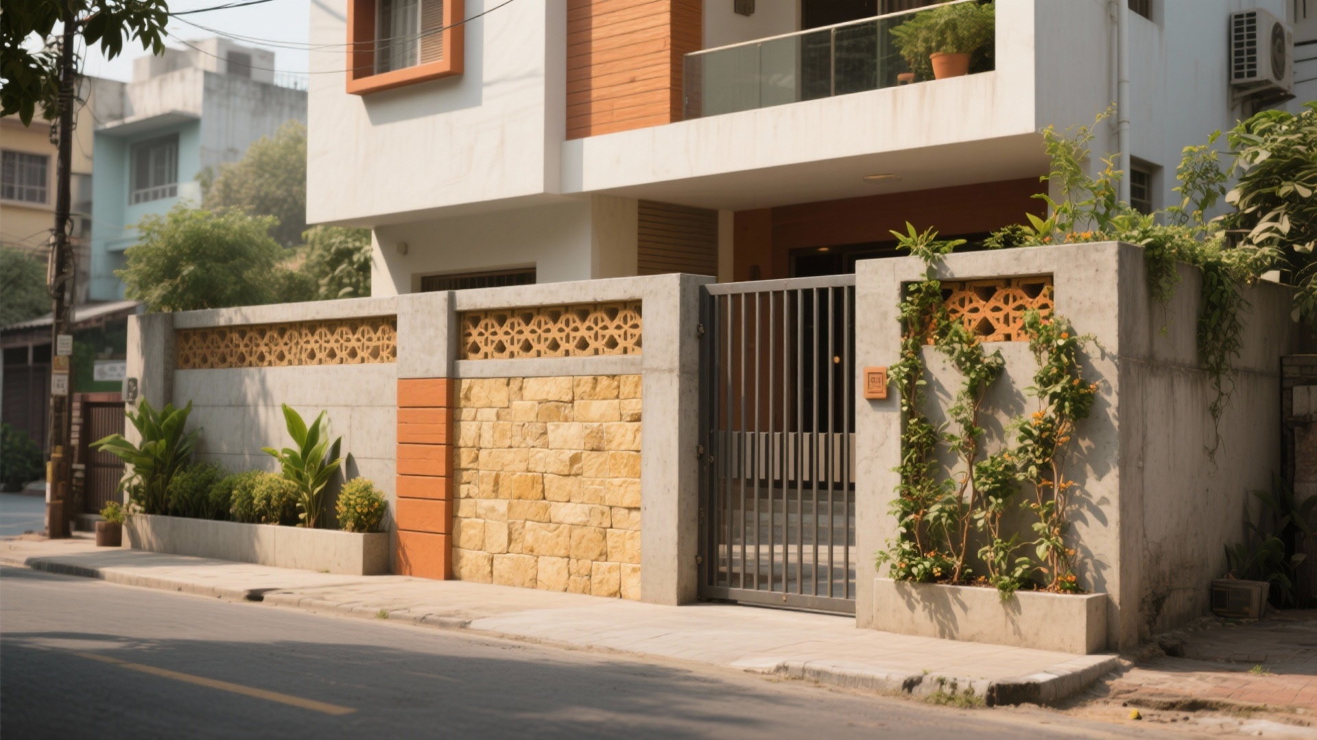 5 Compound Wall Design Photos India: Ideas I Love