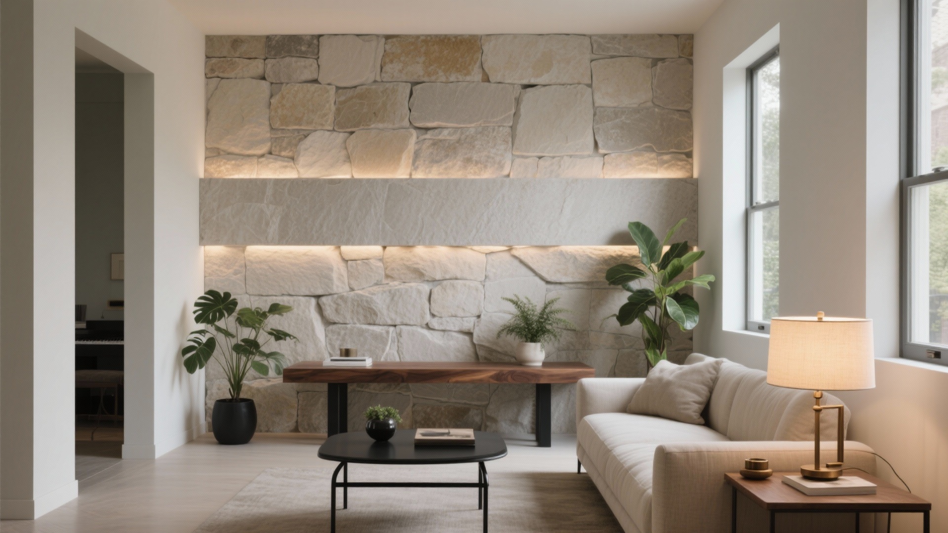 Small Room Feels Cold? Interior Stone Wall Design Fix
