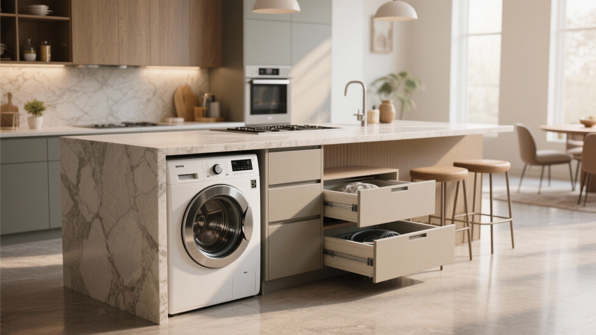 Kitchen Washer Dryer Ideas: 5 Small-Space Designs