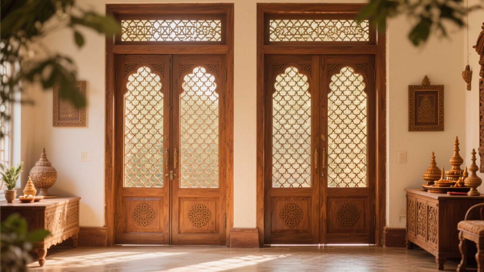 5 Pooja Room Door Designs with Pictures