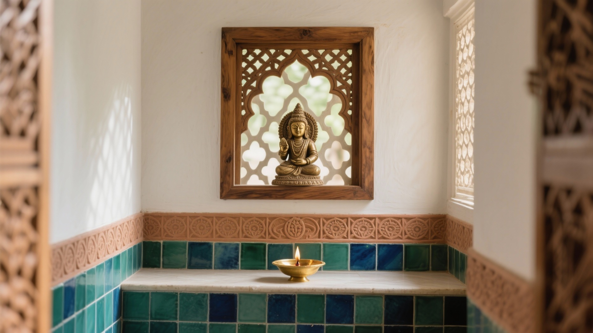 5 Pooja Room Wall Tiles Design Images: Ideas & Tips