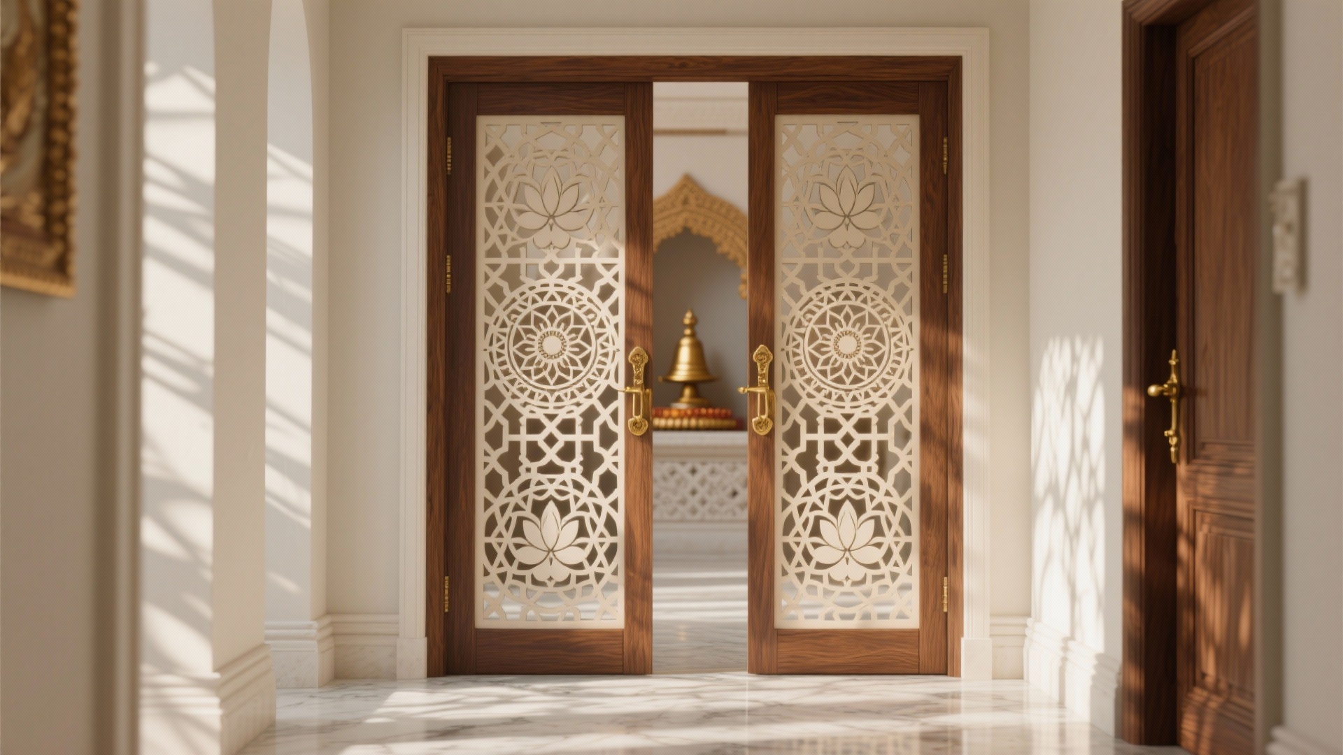 Pooja Mandir Door Design for Small Homes: 5 Space-Smart Ideas