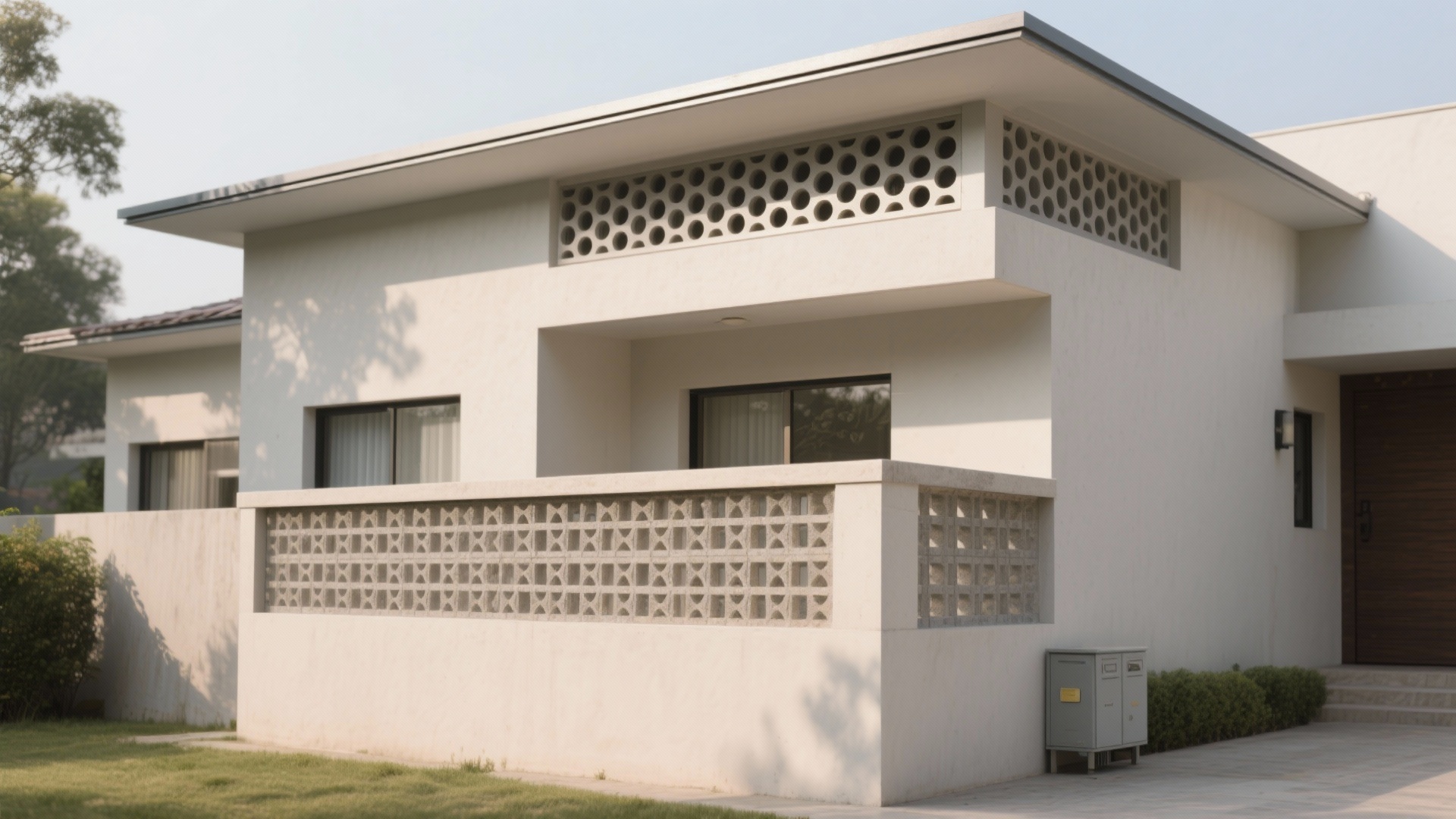 5 Ideas: Simple Parapet Wall Design for Single Floor