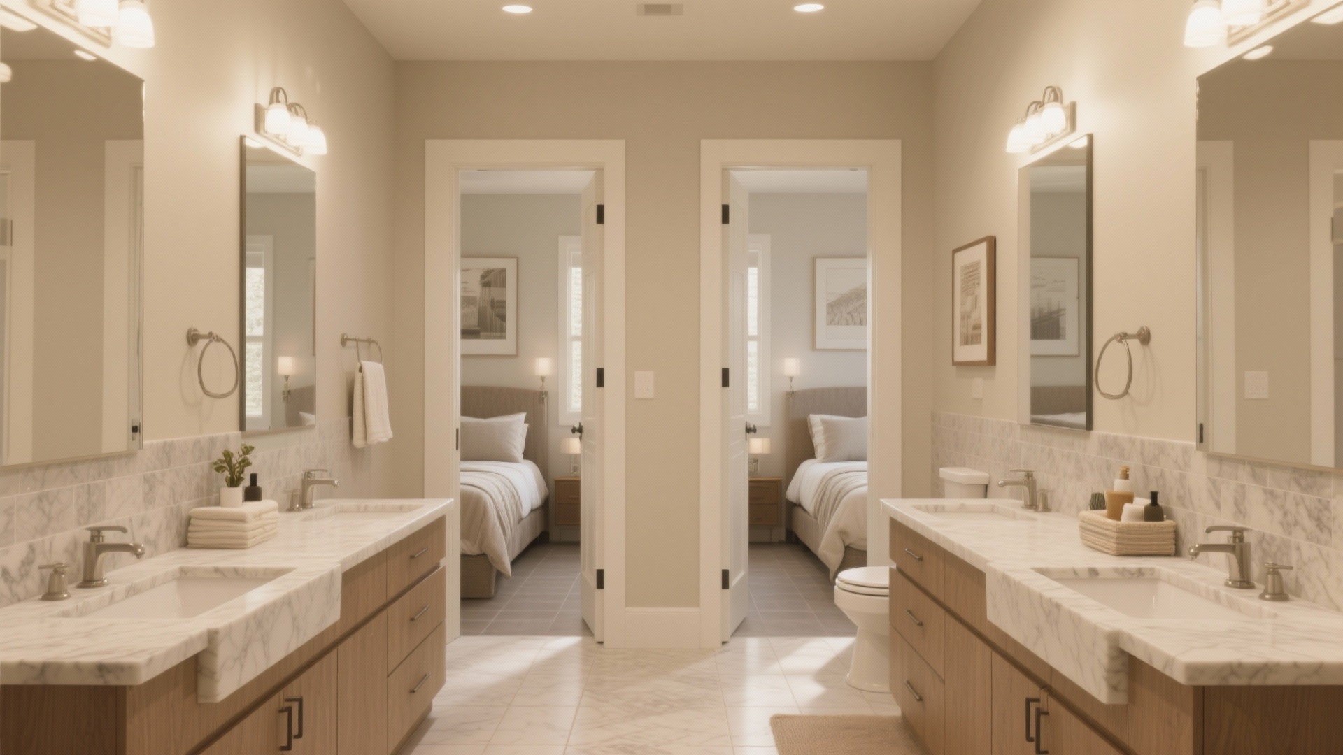 Morning Bathroom Fights? 10 Jack & Jill Bathroom Ideas