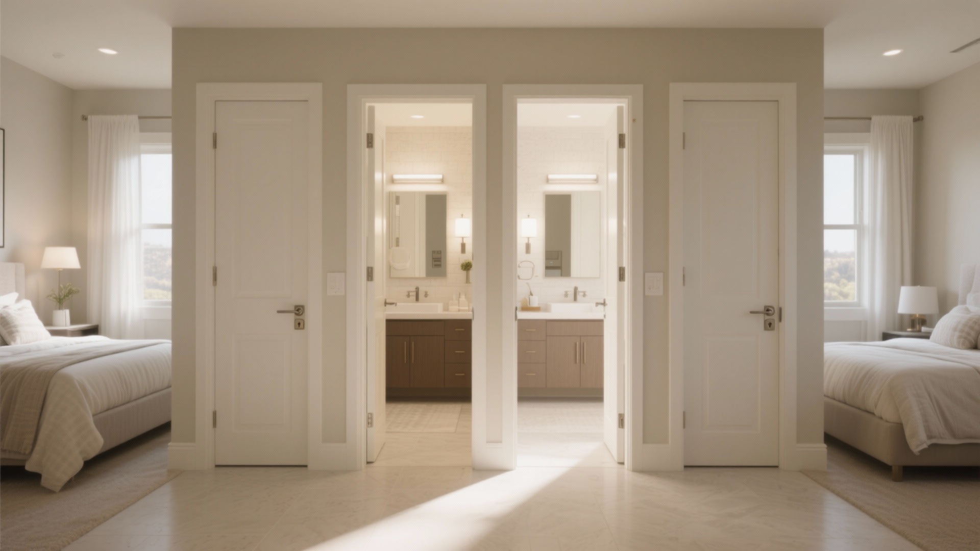 5 Creative Jack and Jill Bathroom Lock Ideas