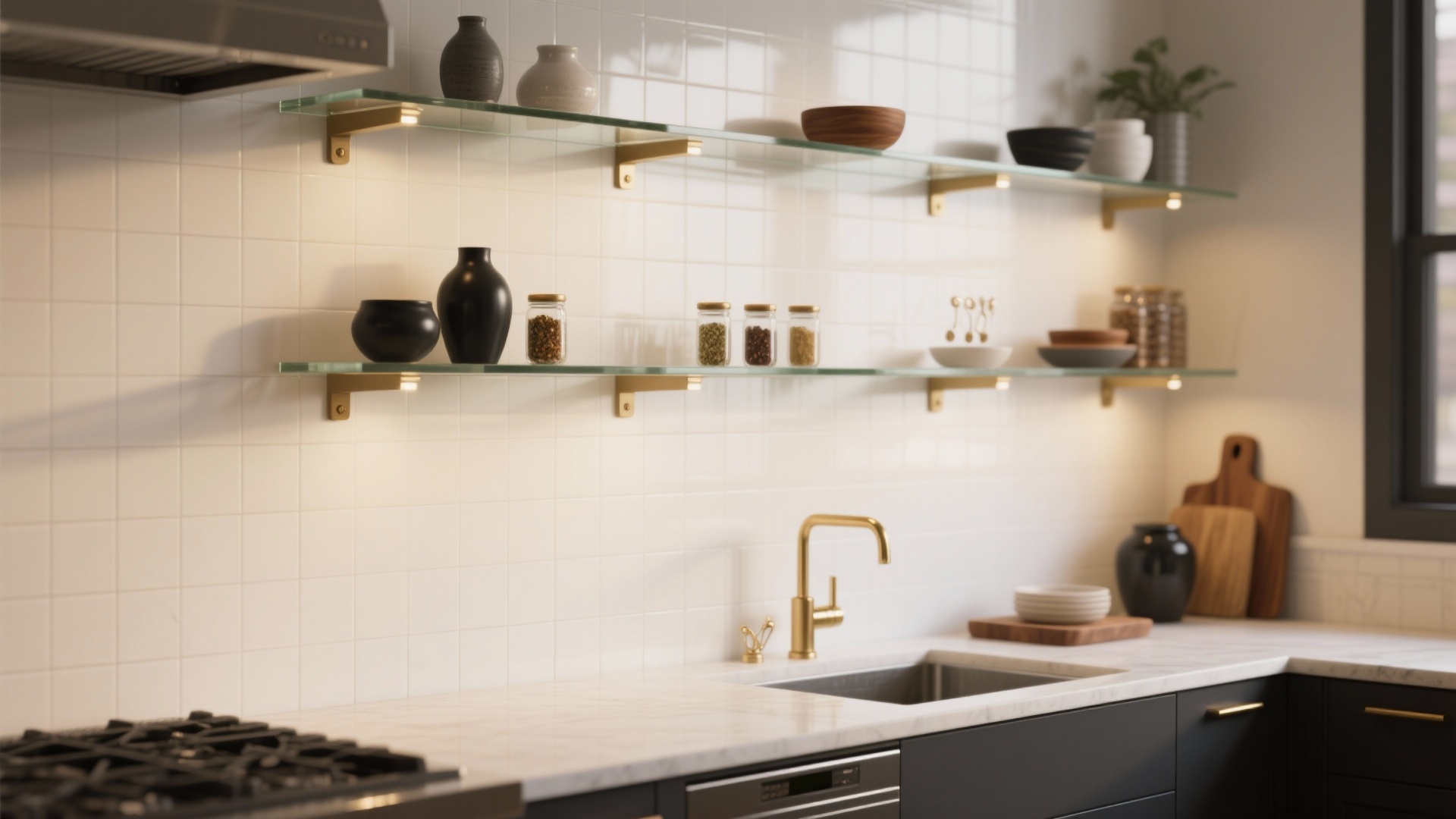 Wall Glass Shelf Design: 5 Space-Savvy Ideas