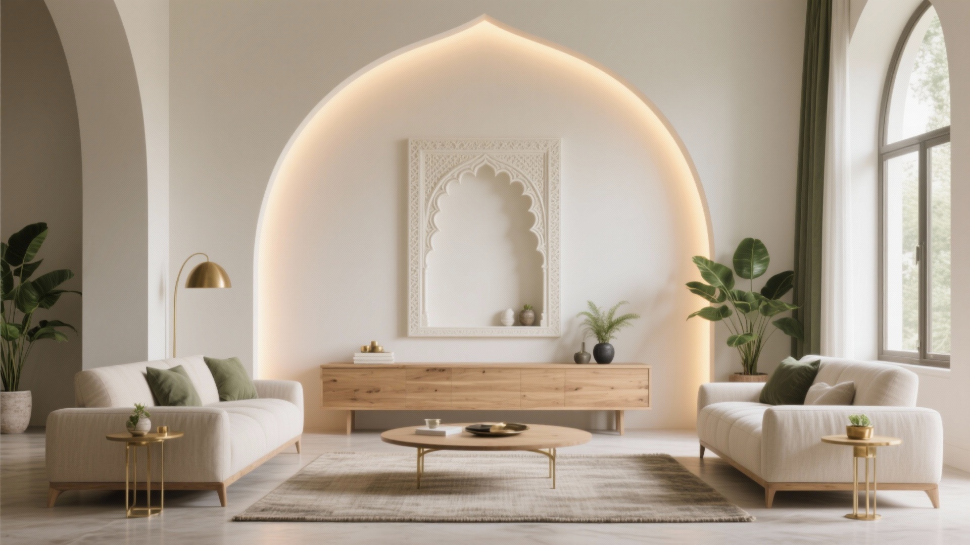 Small Living Room? 5 Jharokha Designs for Living Room Walls