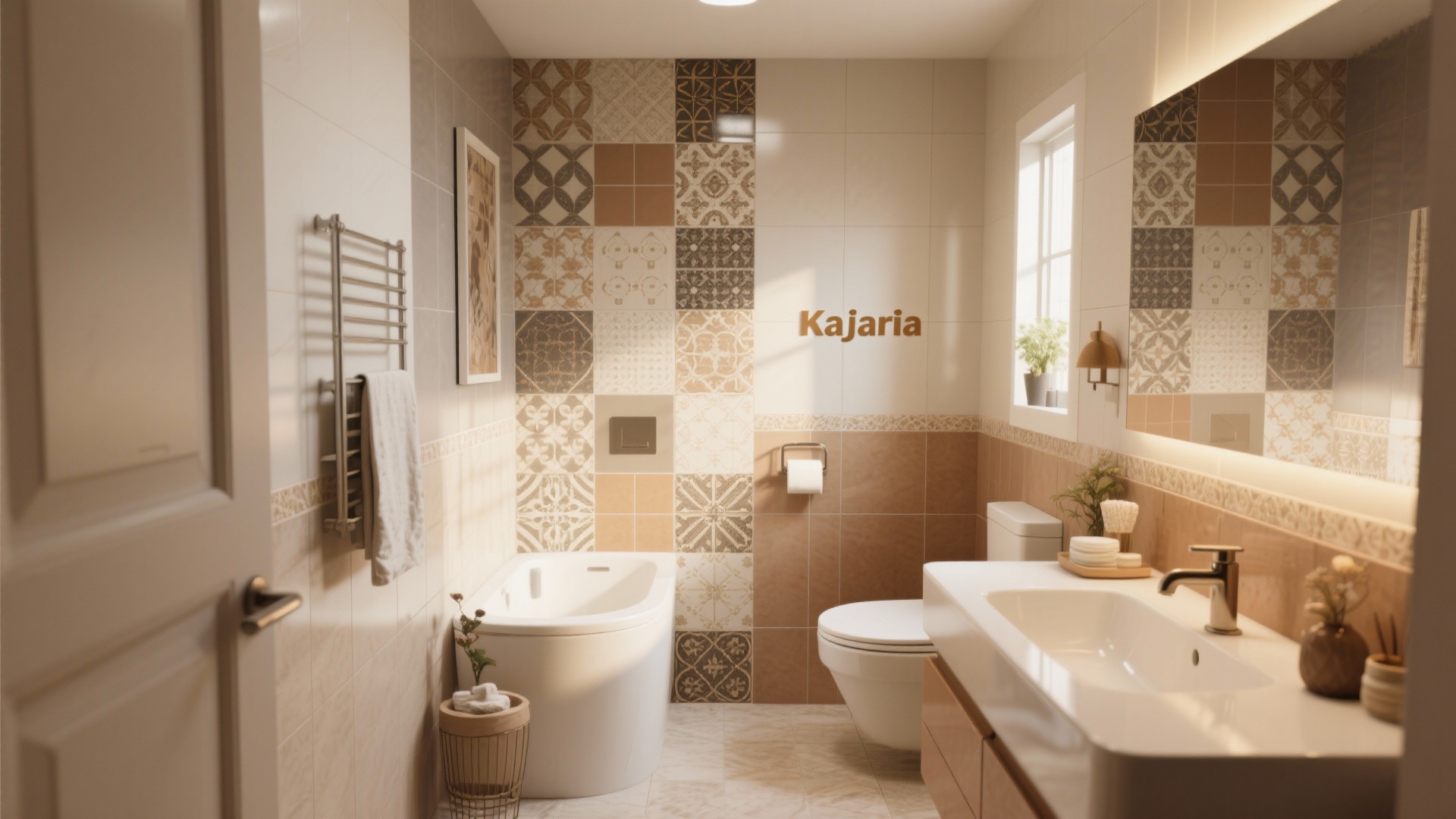 5 Kajaria Bathroom Tile Design Ideas