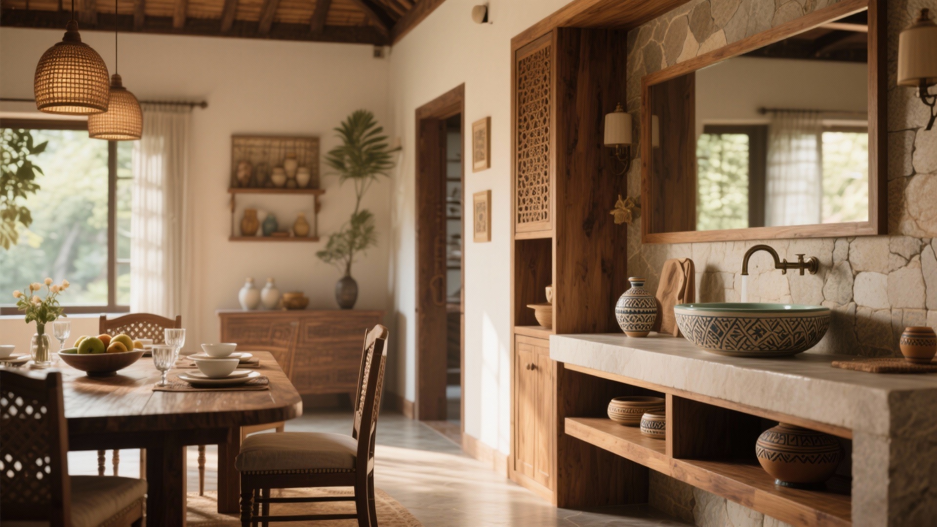 Small Dining Room? Kerala Wash Basin Design Ideas That Fit