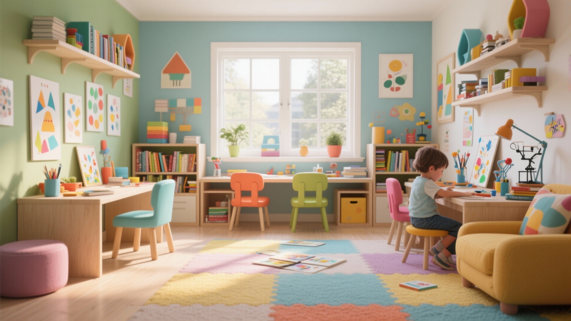 10 Creative Kids Study Room Ideas