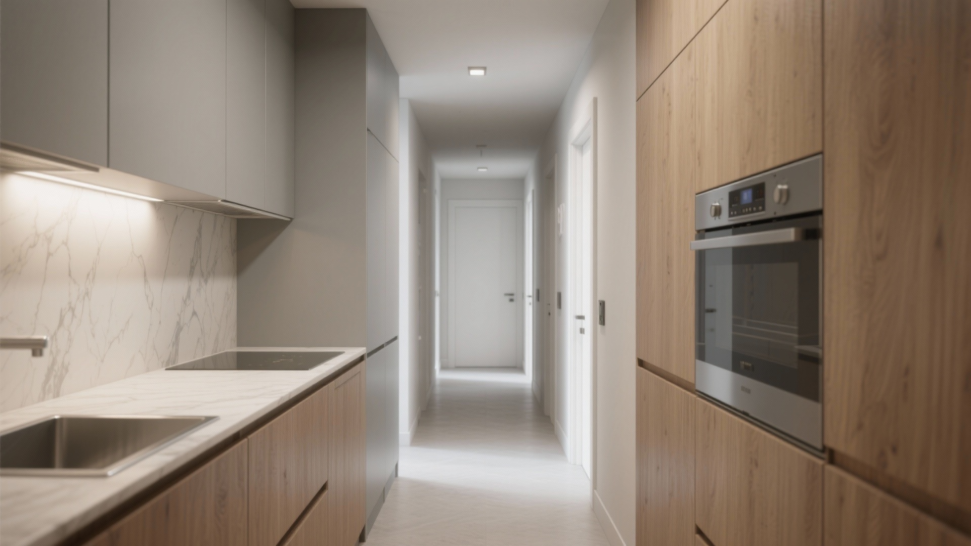 Cramped Kitchen With Hall Design? 5 Layout Fixes