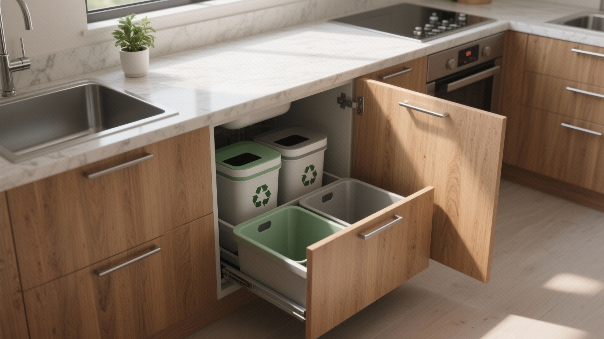 5 Kitchen Trash Bin Ideas for Small Spaces