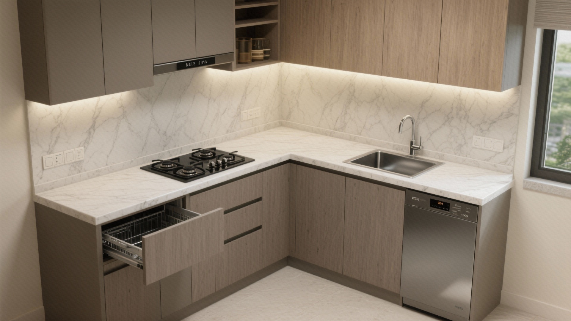 2 BHK Interior Design Kukatpally: Fix a Cramped Flat