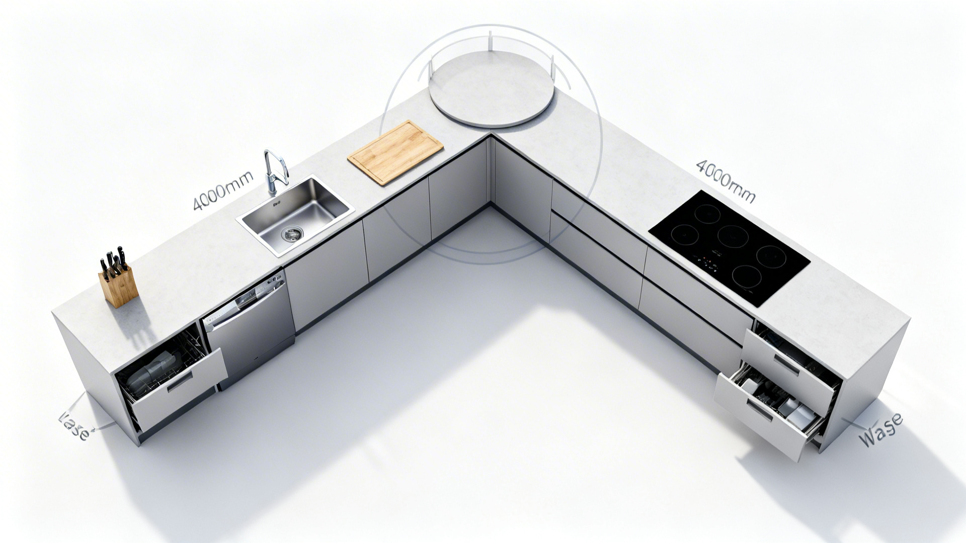 5 L-Shaped Modern Modular Kitchen Designs (Pro Tips)