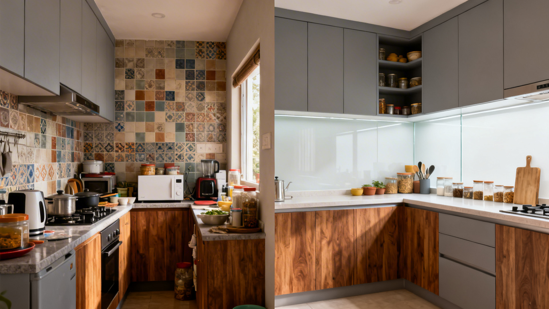Cramped Small Kitchen? Indian Modern Kitchen Designs Add Space