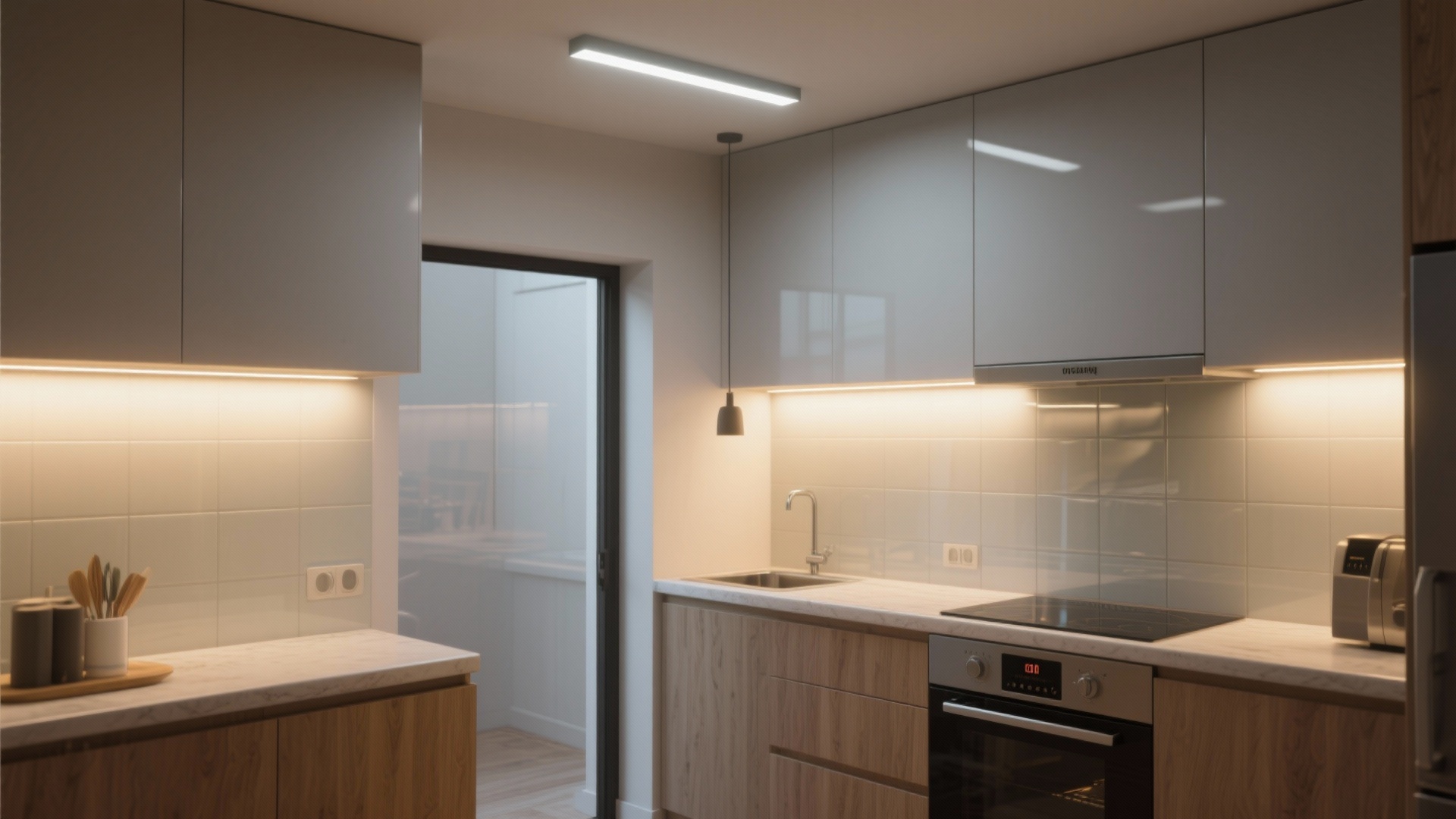 5 Ideas for L Shape Wall Design in Small Kitchens