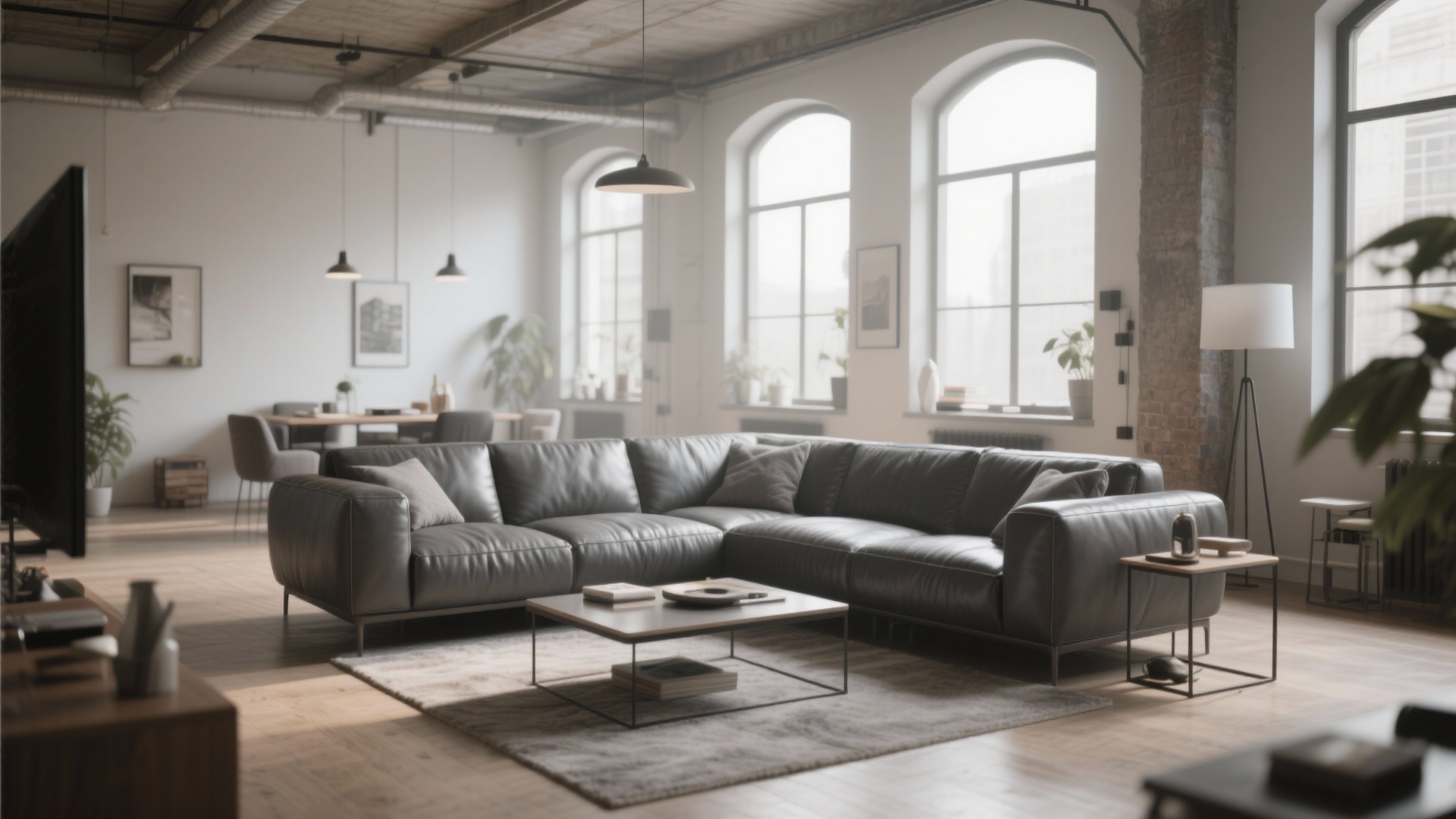 10 Living Room Ideas with Grey Leather Couch
