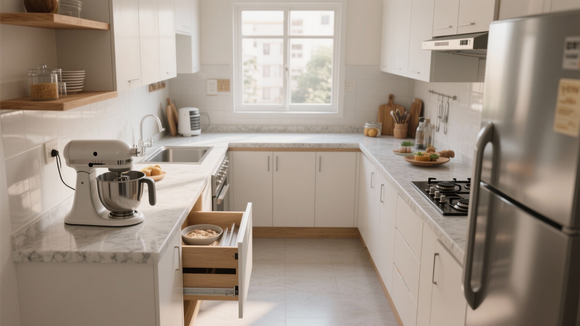 3 BHK Kitchen Design: Feels Too Small? 5 Smart Layout Fixes