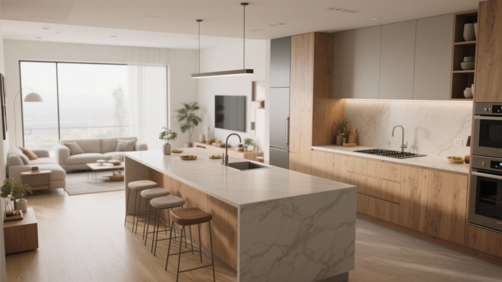 10 Open Concept Kitchen and Living Room Ideas