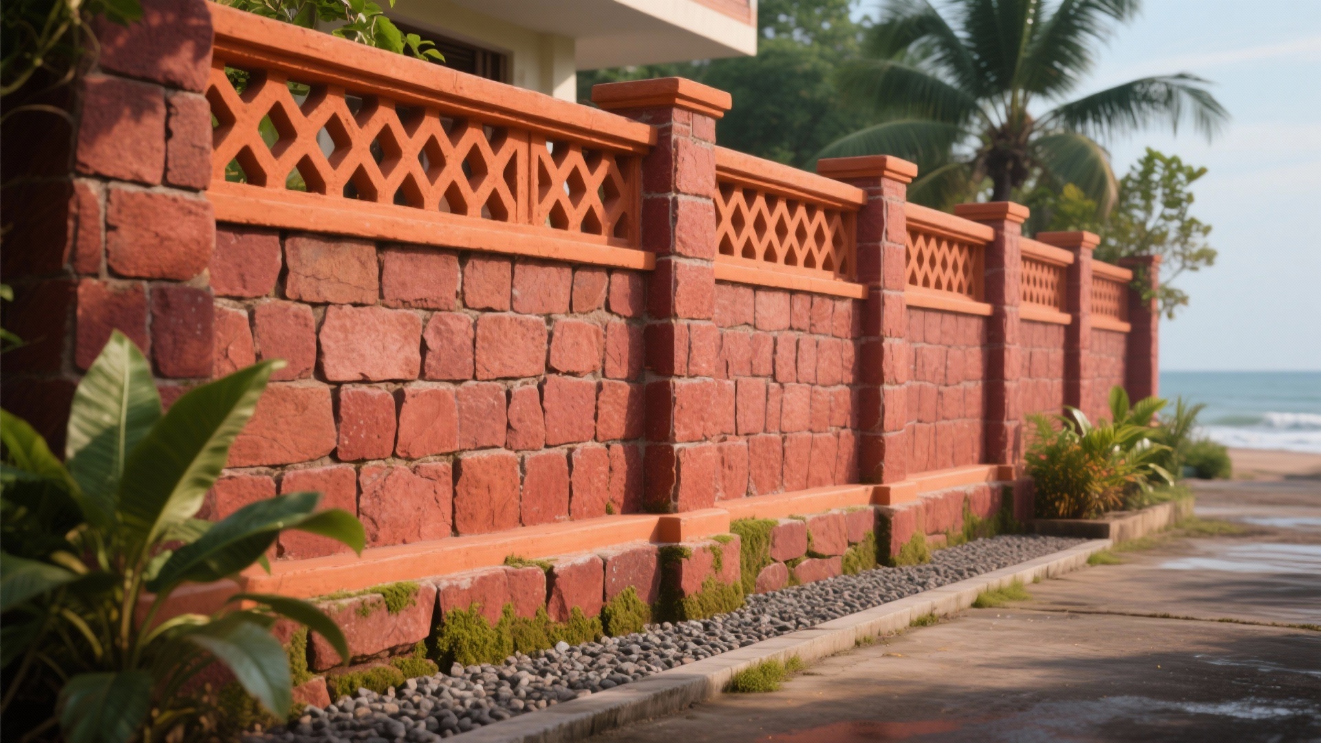 5 House Compound Wall Designs in Kerala