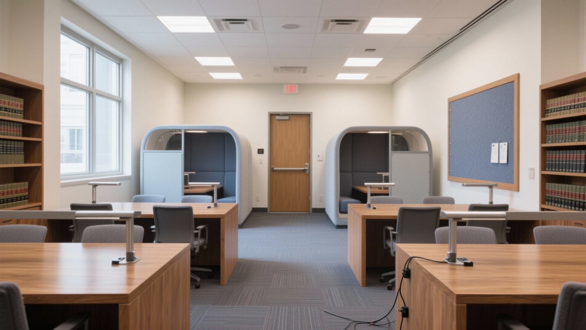 5 Design Ideas for Law Library Study Rooms