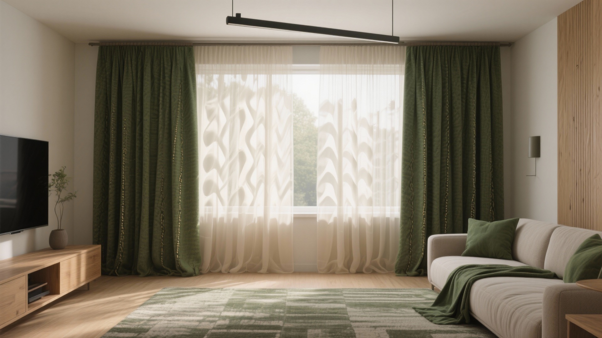 Room Too Bright? Fix It with Layered Curtains