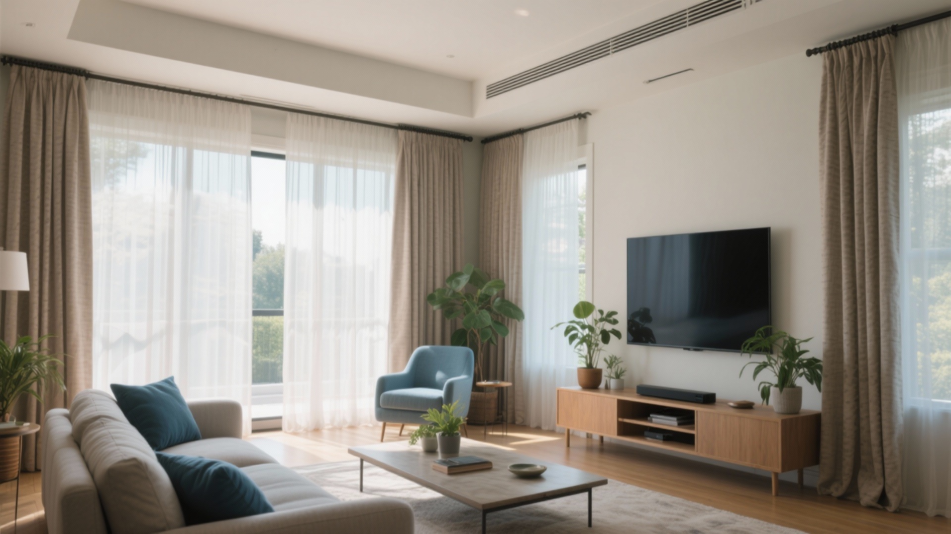 Living Room Feels Dark? Layered Curtain Ideas That Fix Light