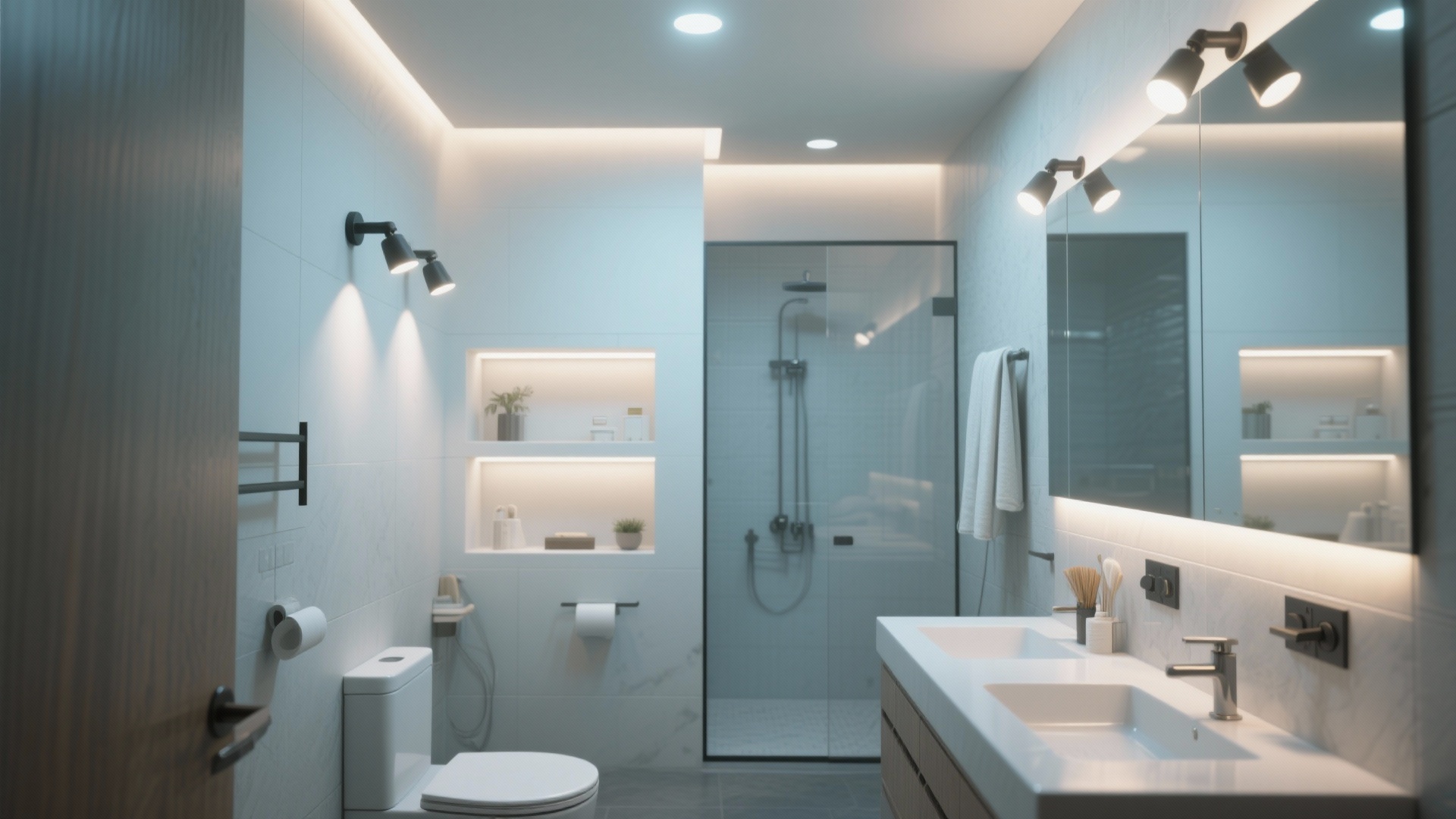 10 Bathroom Recessed Lighting Ideas for Small Spaces